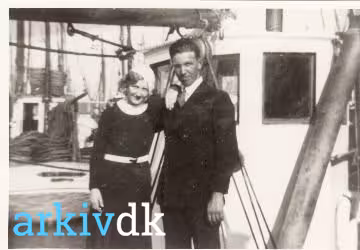 arkiv.dk | Svendsen Nielsen,Mine Elisabeth, 1913-, og Jørgensen. Mogens Kristian Siggaard, 1905 ...