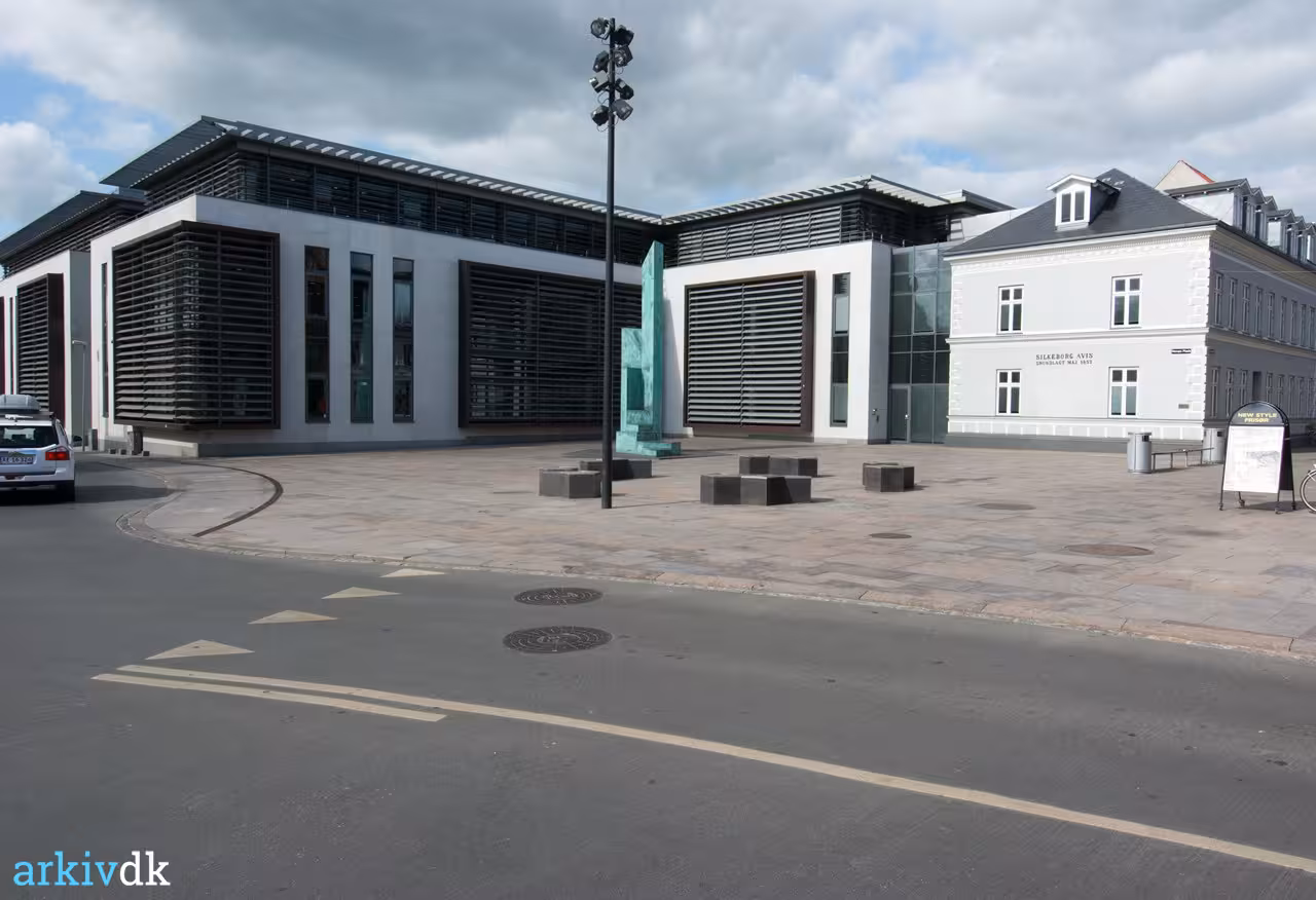 arkiv.dk | Norups Plads set fra hjørnet af Vestergade