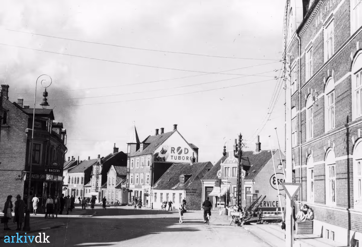 arkiv.dk | Koldingvej og Sønderbrogade, Vejle, 1940-41