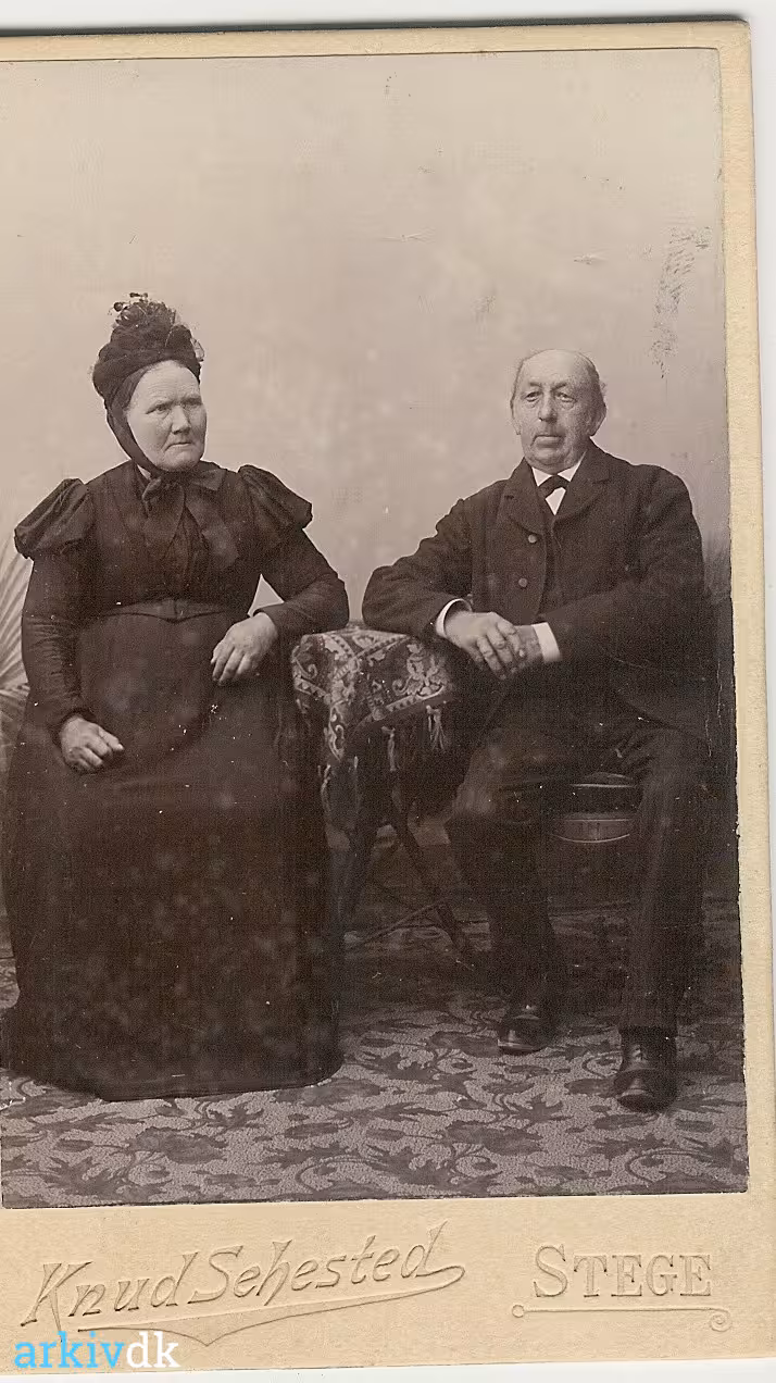 arkiv.dk | Mathias Hansen og hustru, Keldby