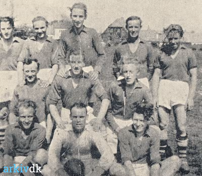 arkiv.dk | Tylstrup Ungdoms- og Idrætsforening. Fodboldhold, der spillede sig op i mellemrækken ...