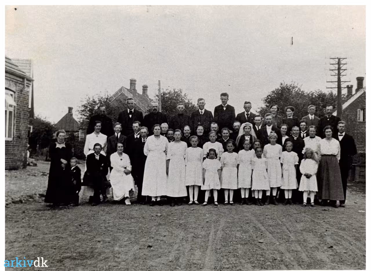 arkiv.dk | Bryllupsbillede ca.1935