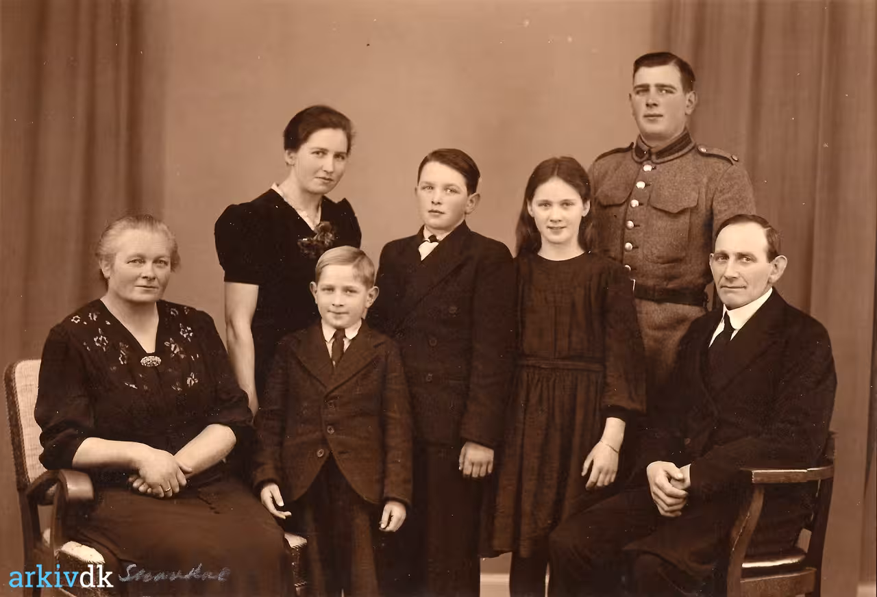 arkiv.dk | Dalum, Ane-Marie og Christian Christensen Haverslevvej nr.138, Kragelund, Nørager