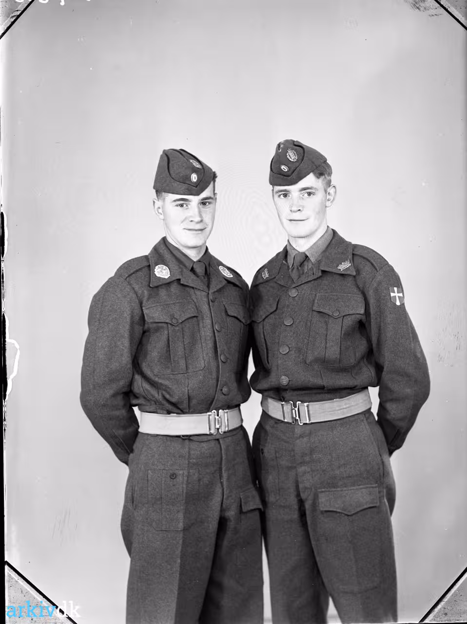 arkiv.dk | Portræt - bestilt af soldat Vagn og Egon Refsgaard