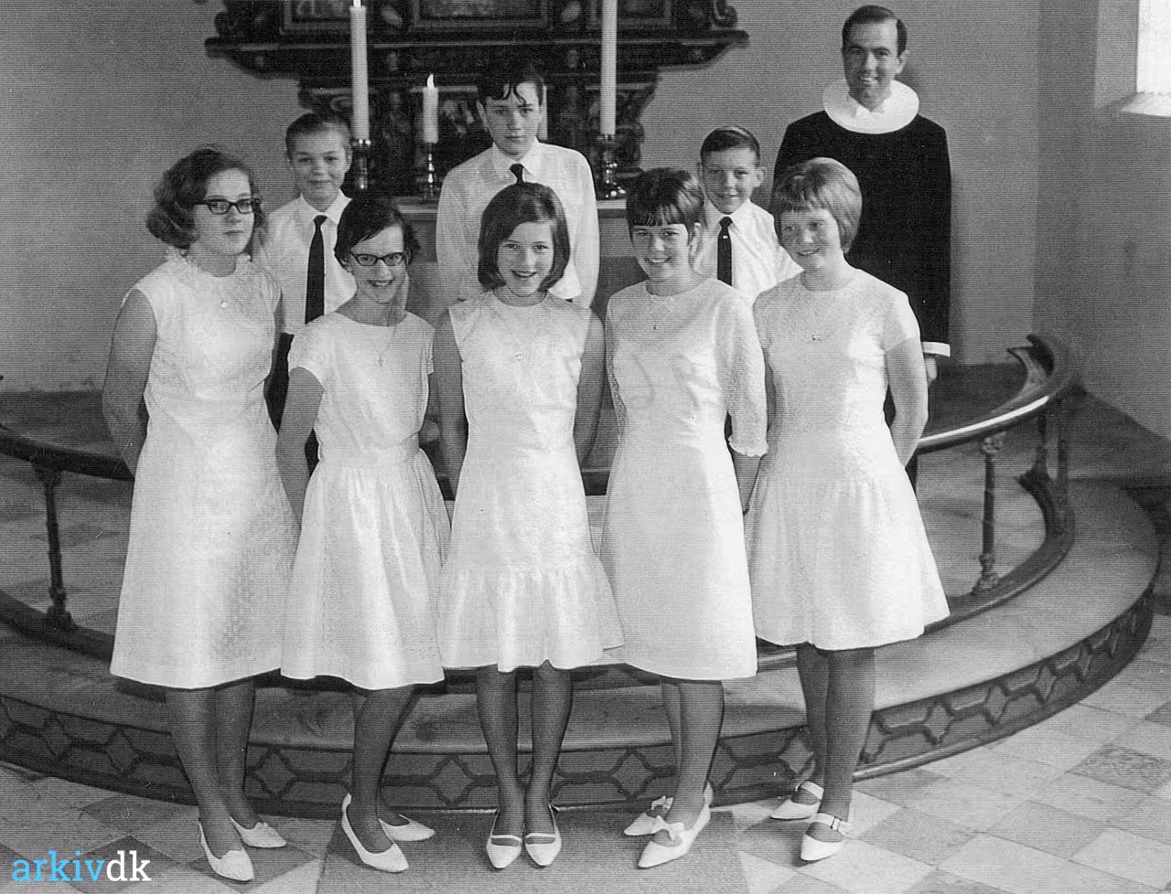 arkiv.dk | Konfirmationsbillede 1967