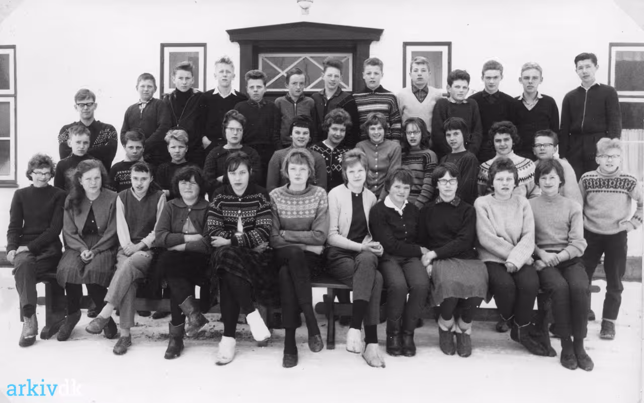 arkiv.dk | Konfirmation Kalvehave/Stensby 1962.