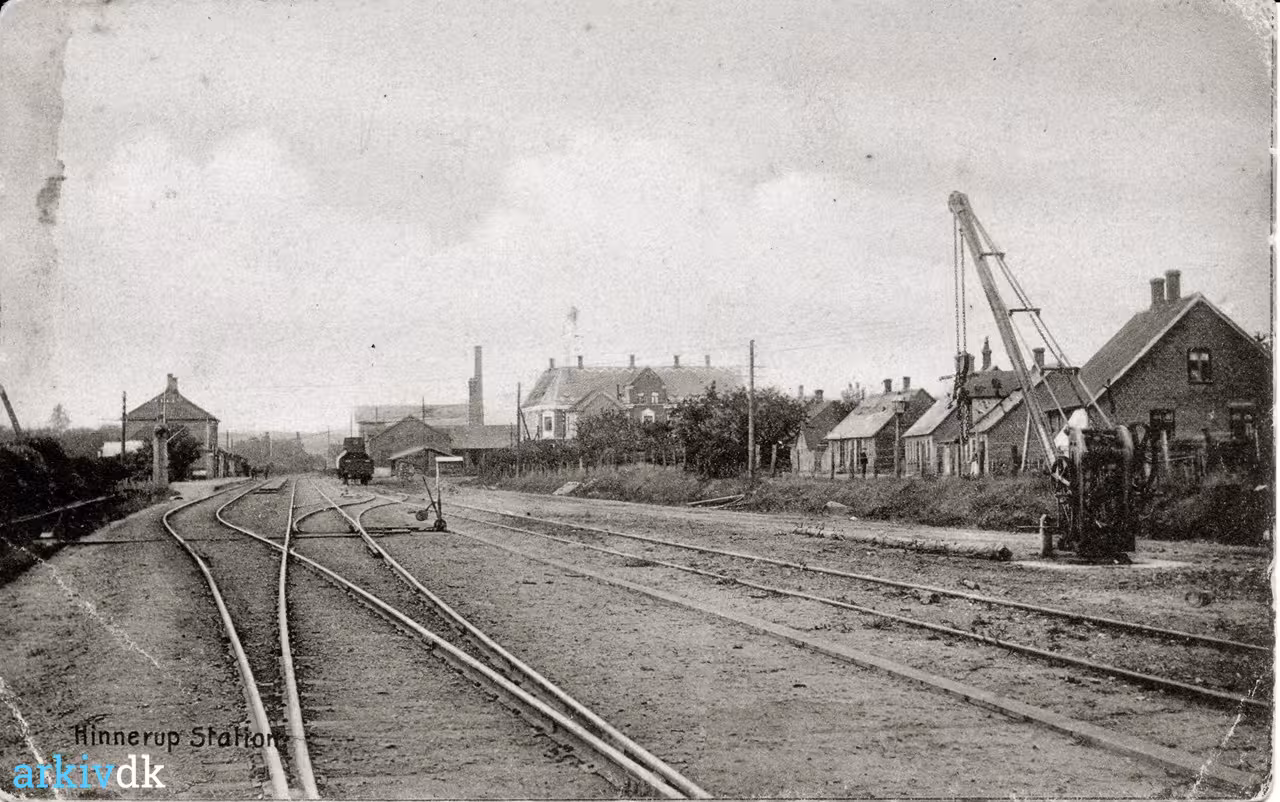 arkiv.dk | Hinnerup Station