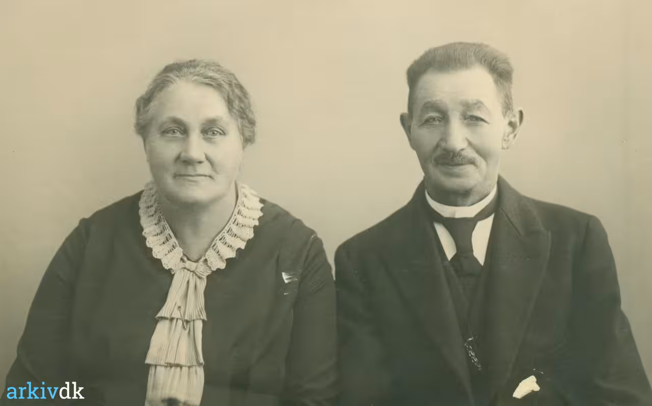 arkiv.dk | Niels Peter Nilaus og Anna Marie Hansen Gerlev