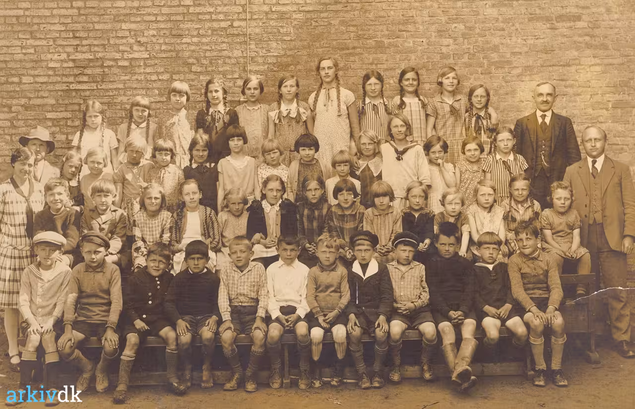 arkiv.dk | Egernsund Skole, Klassebillede