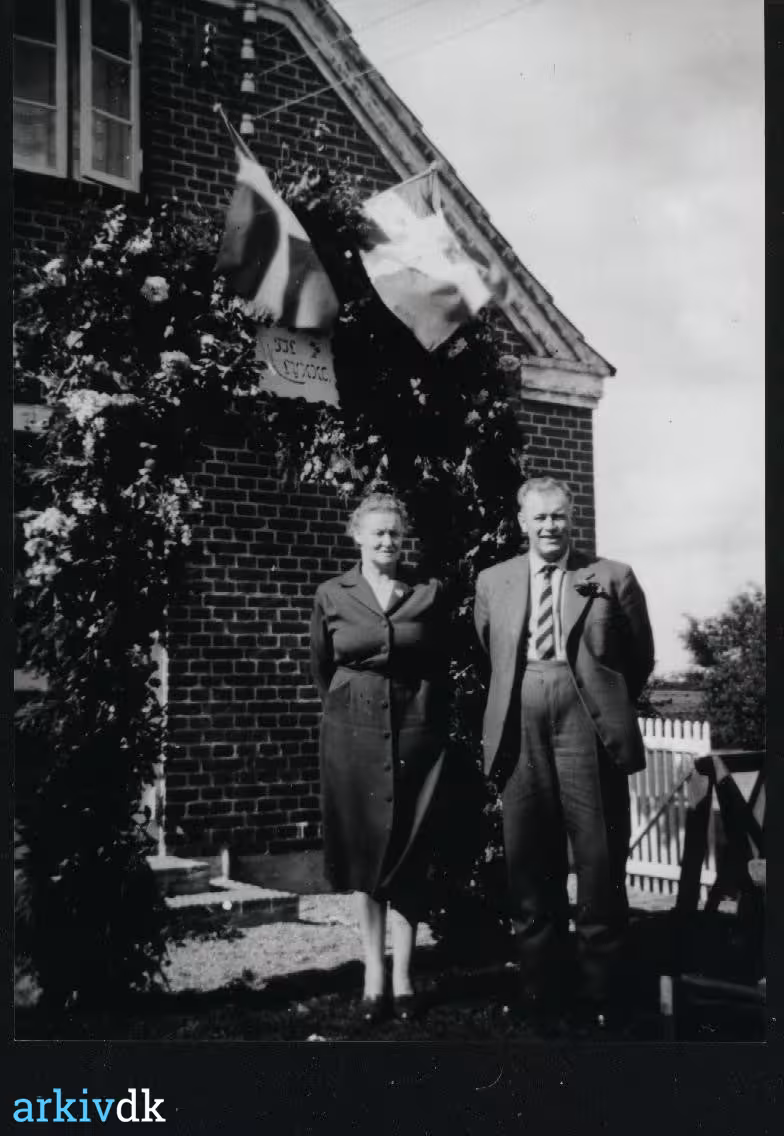 arkiv.dk | Anna og Chr. B. Nielsen, Bolhede 1959