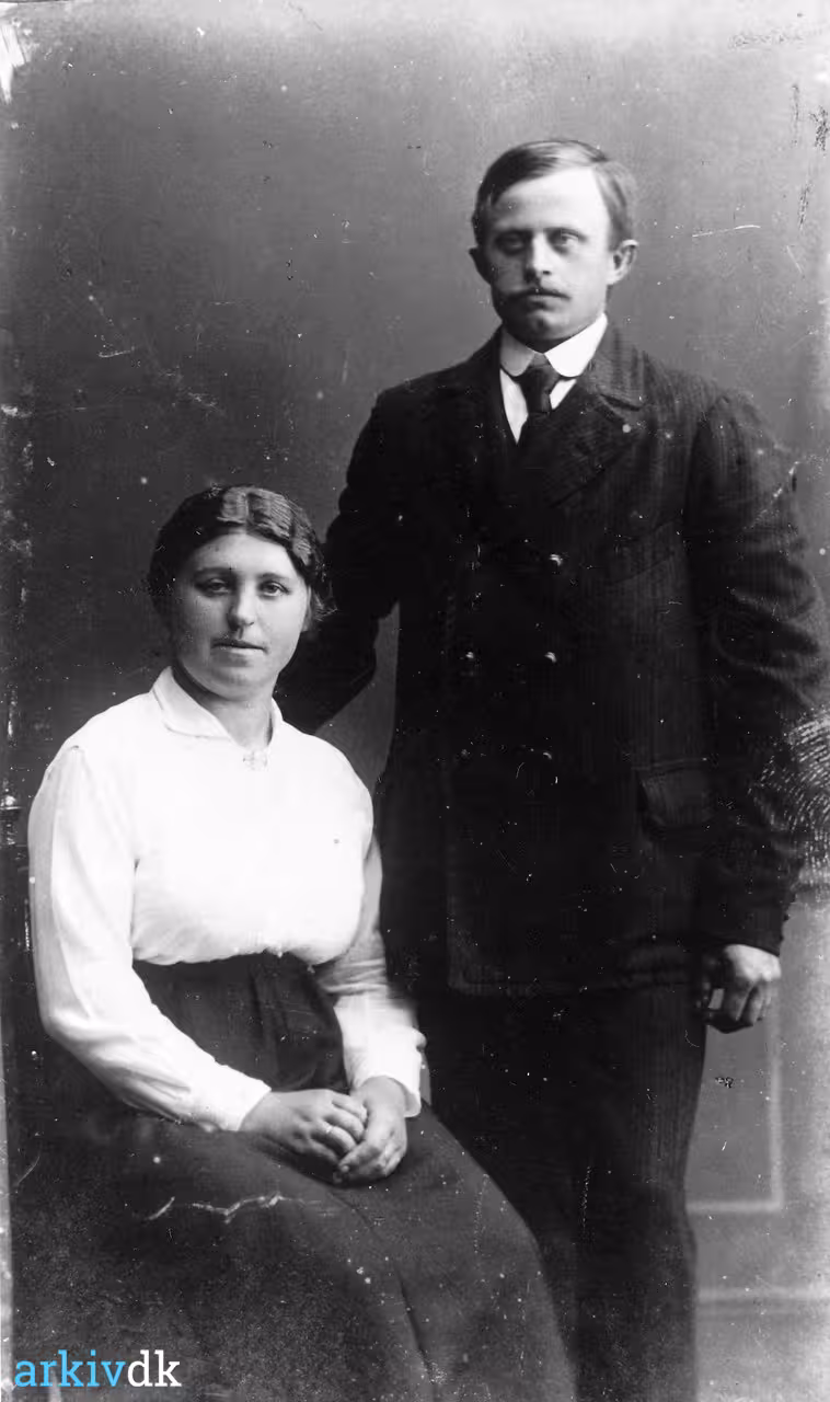 arkiv.dk | Maren Johanne Dorthea Jensen og Hans Oluf Pedersen