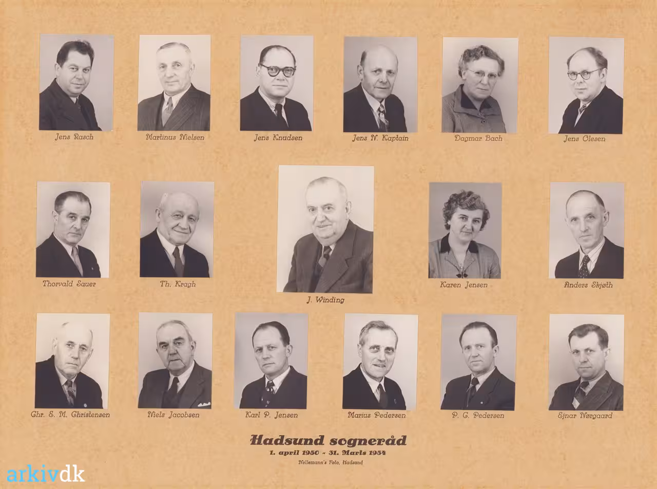 arkiv.dk | Hadsund Sogneråd 1950 - 1954