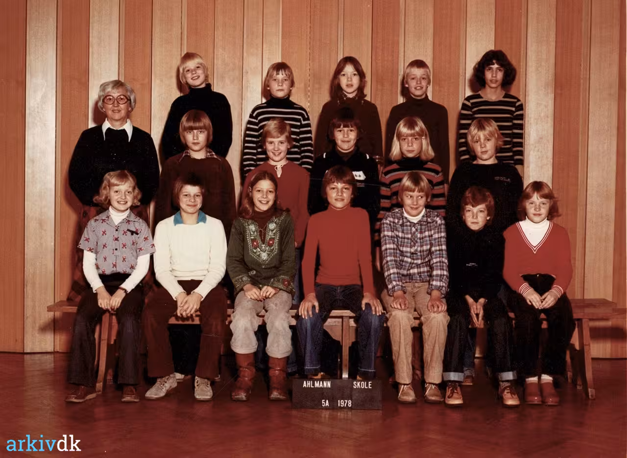 arkiv.dk | Ahlmann-Skolen Klassebillede