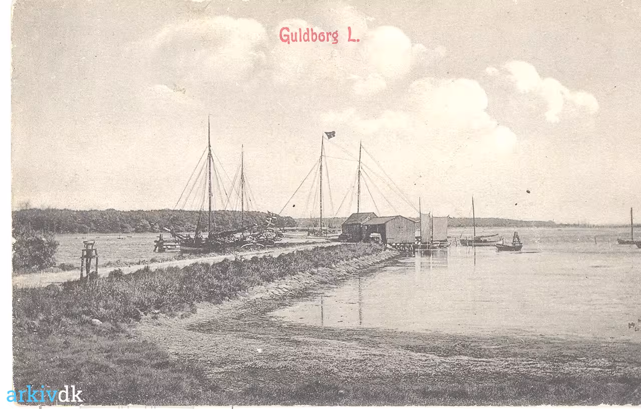 arkiv.dk | Havneområde ved Guldborg L.