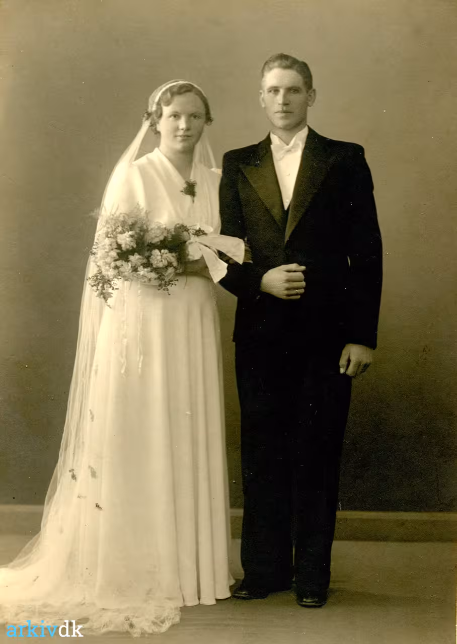 arkiv.dk | Kirstine og Alfred Christensen, Skellet