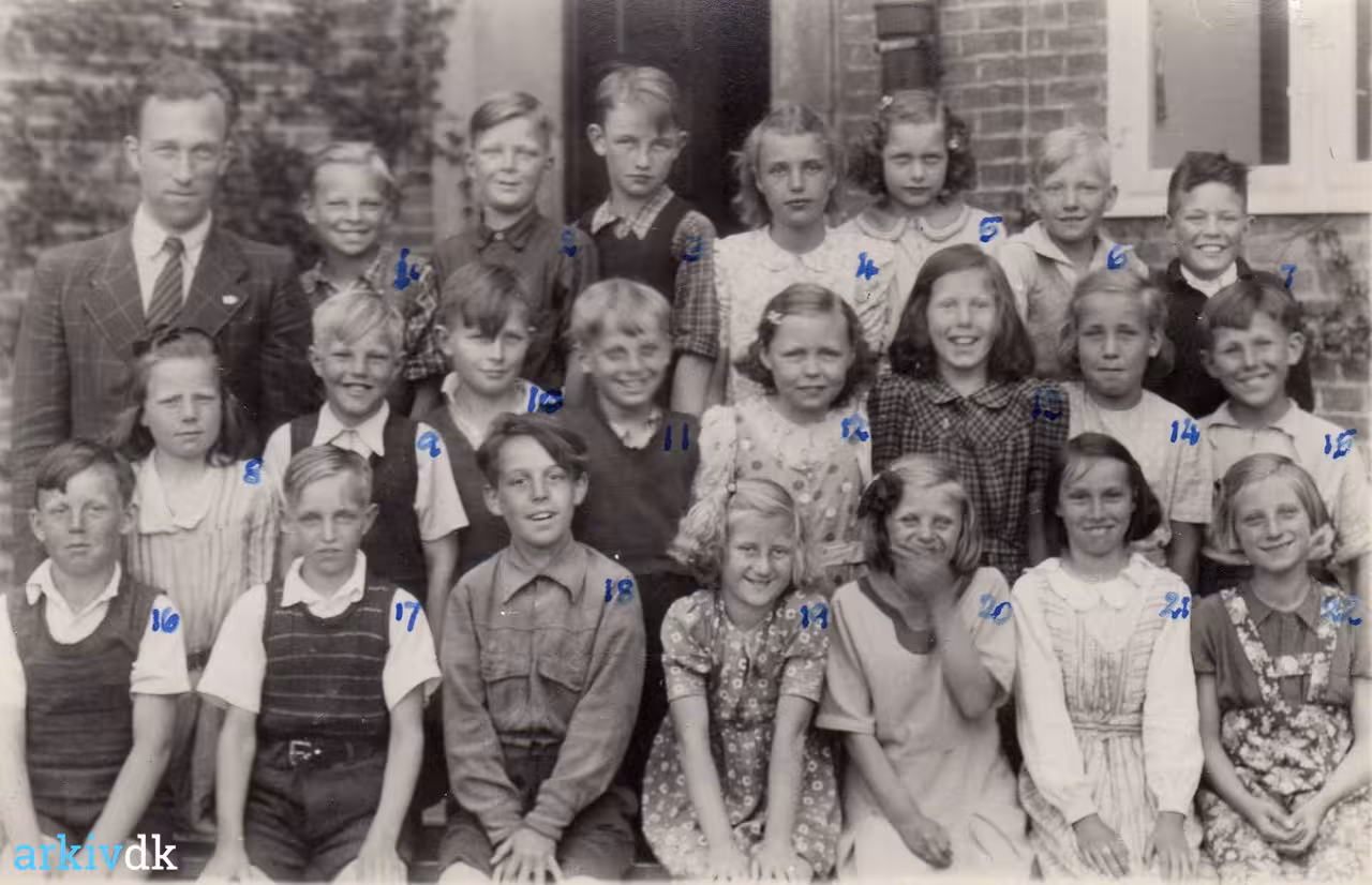 arkiv.dk | Ahlmann-Skolen Klassebillede