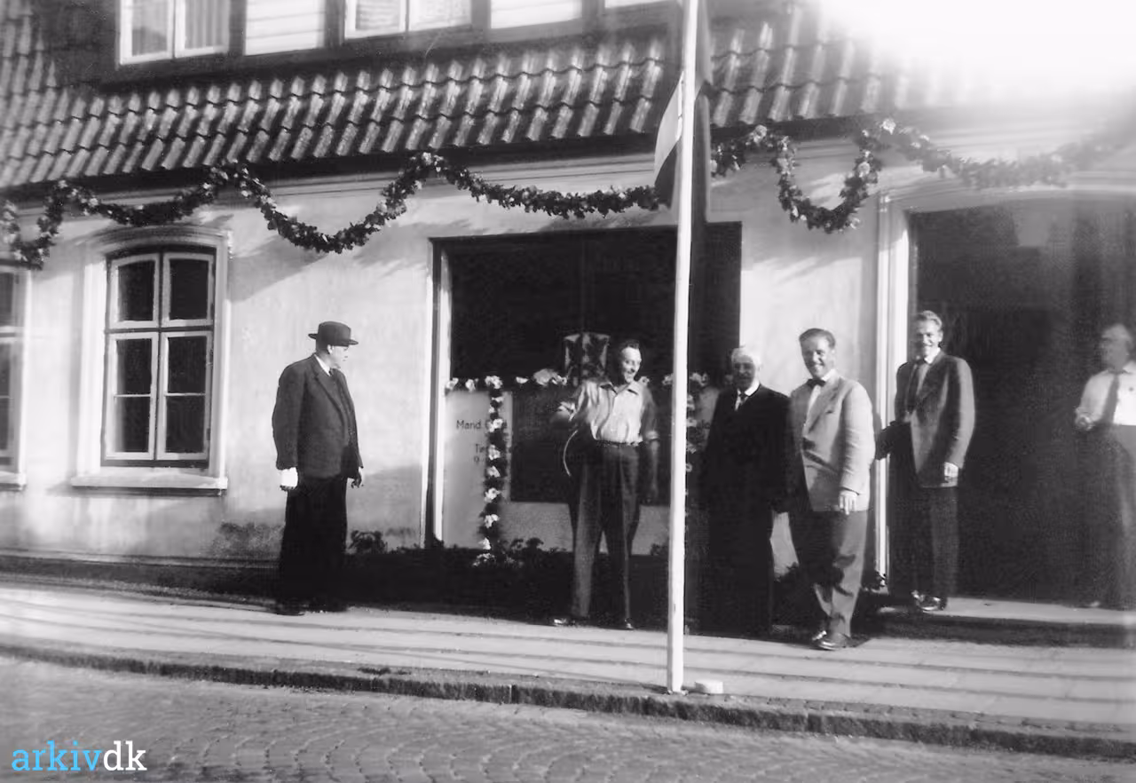 arkiv.dk | Vojens, det gamle kommunekontor i Vestergade