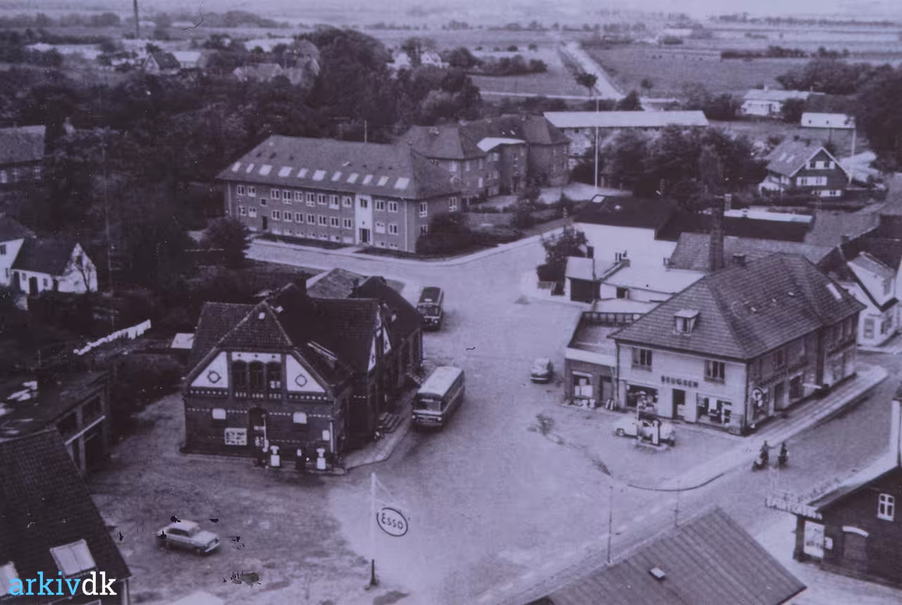 arkiv.dk | Rødding Brugsforening, kommunekontor og rutebilstation