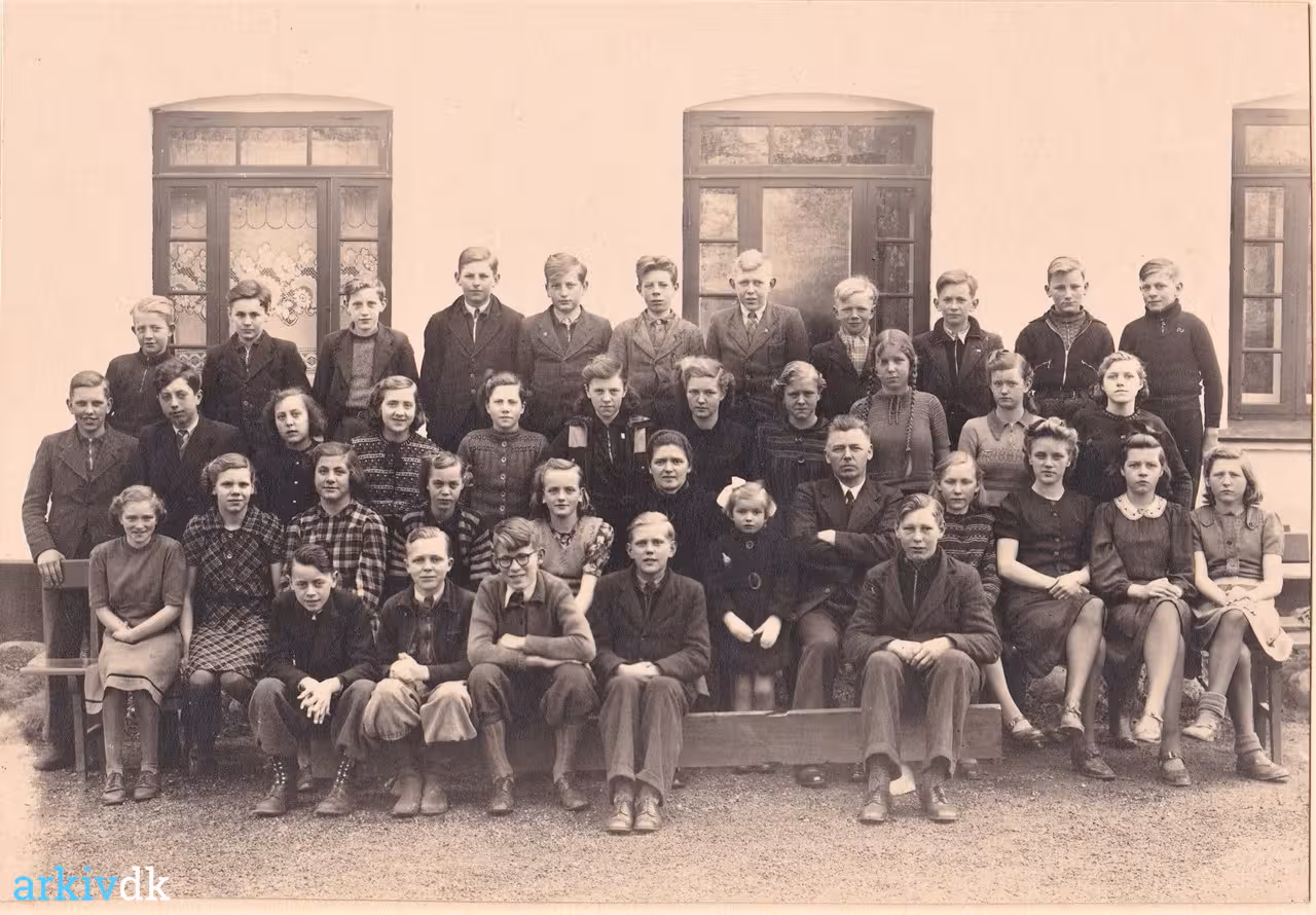 arkiv.dk | Konfirmander 1942 Give