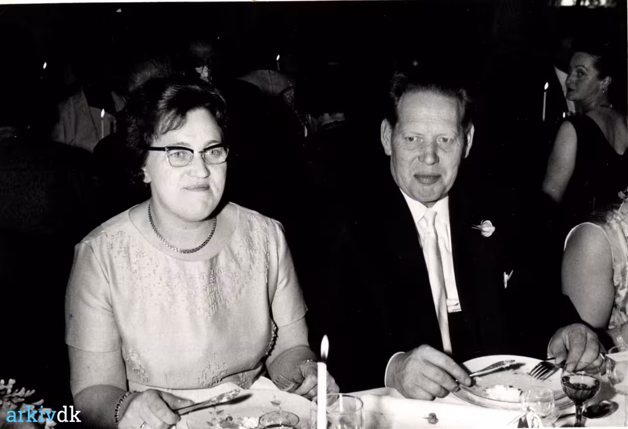 arkiv.dk | Sølvbryllup, Gerda Marie Jochumsen og Viggo Frede Pedersen