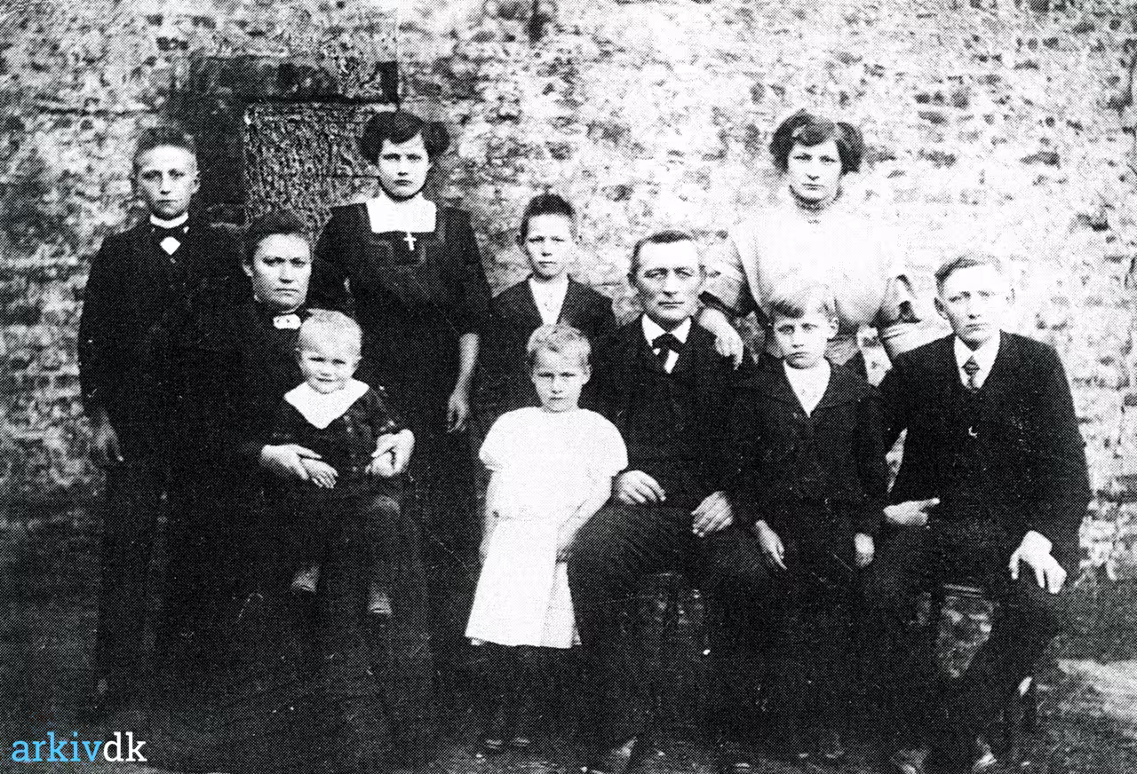 arkiv.dk | Anne Marie og Anders Brøndum, 1918.