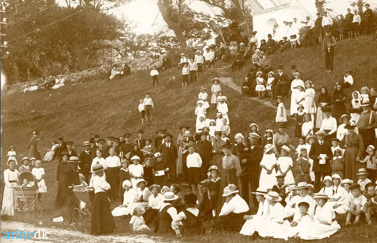 arkiv.dk | Frelsens Hær på Fur, ca. 1916-1920