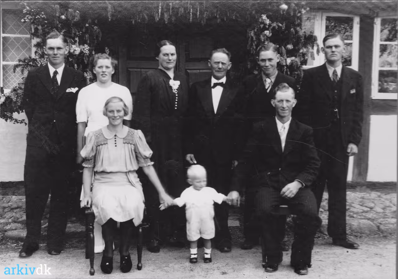 arkiv.dk | Ane Marie og Lars Peter Larsen Sølvbryllup