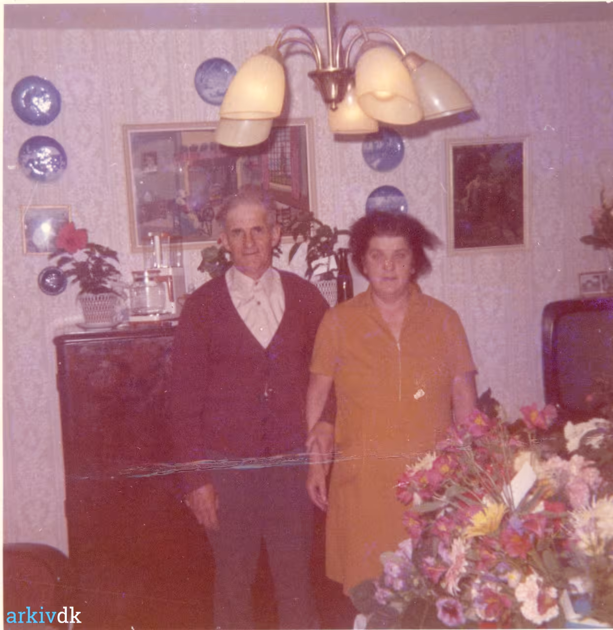arkiv.dk | Else og Osvald Thomsen, Ulsted ved Elses 25 års jubilæum.