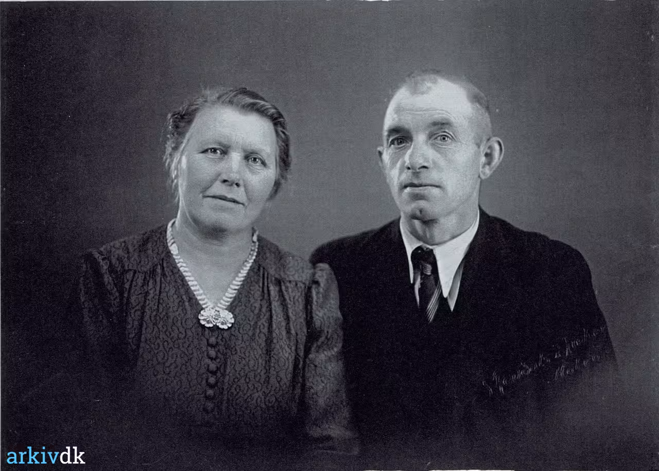 arkiv.dk | Karen og Jens Dahl Jacobsen, Fristrup