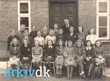 arkiv.dk | Konfirmation. Sommersted. 1947
