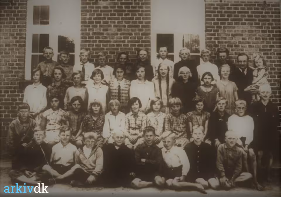 arkiv.dk | Nr.Rind Skole 1927