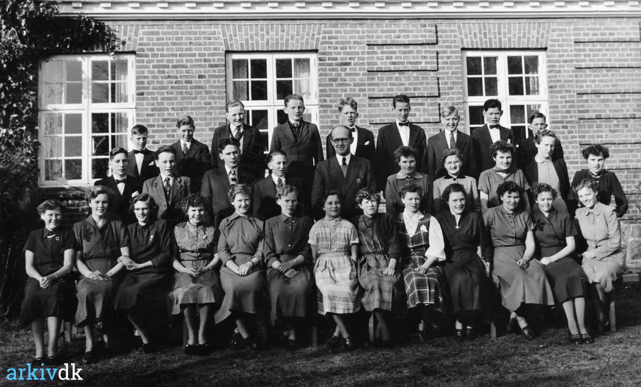 arkiv.dk | Konfirmander 1955 9740 Jerslev