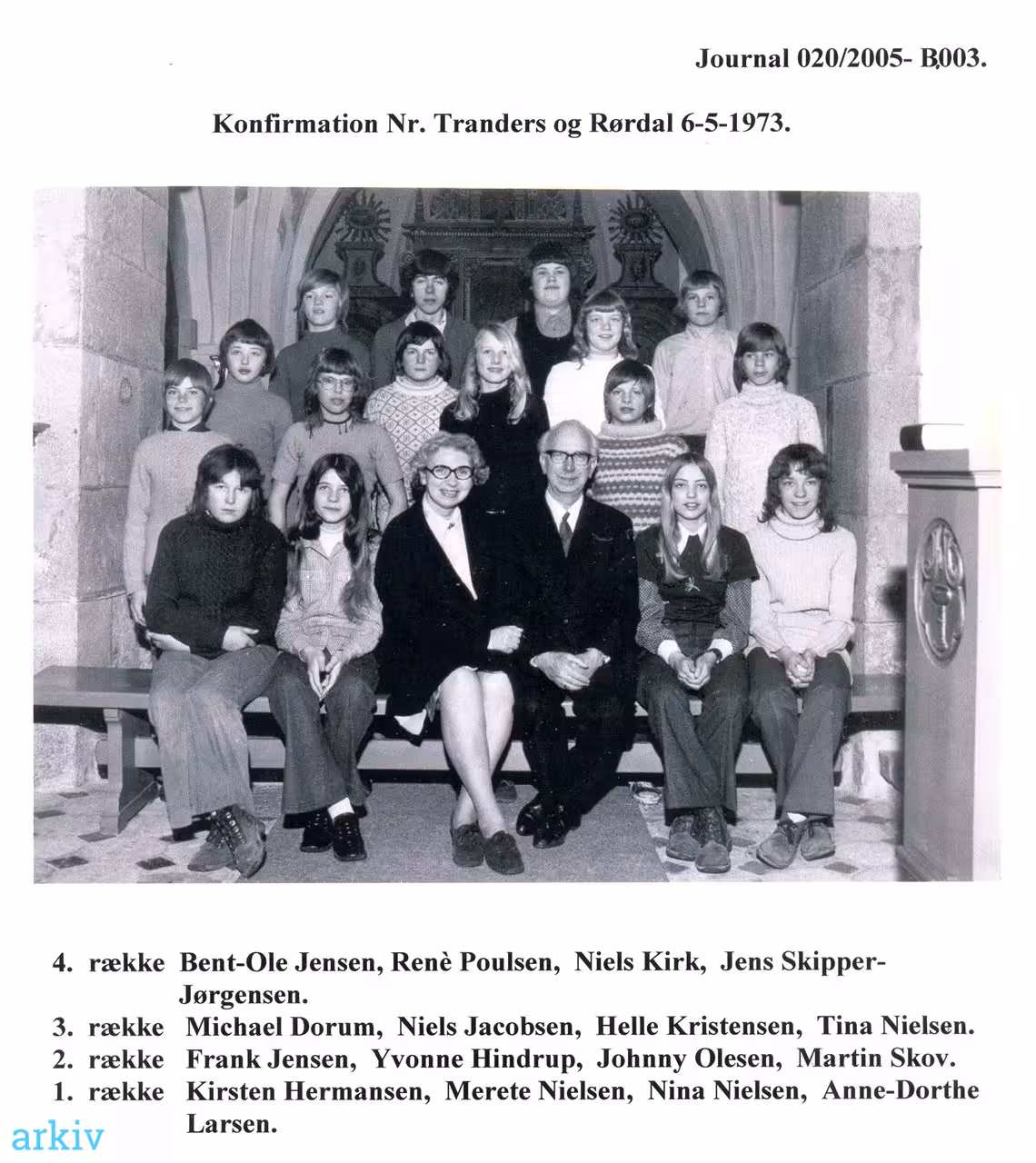 arkiv.dk | Konfirmation 1973