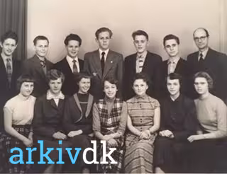 arkiv.dk | Realklassen, Ringkøbing Skole 1956