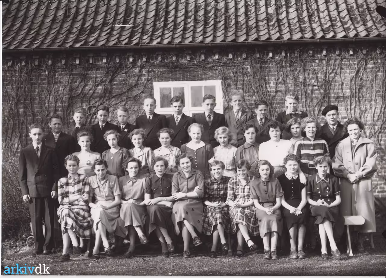 arkiv.dk | Konfirmander Redsted 1954