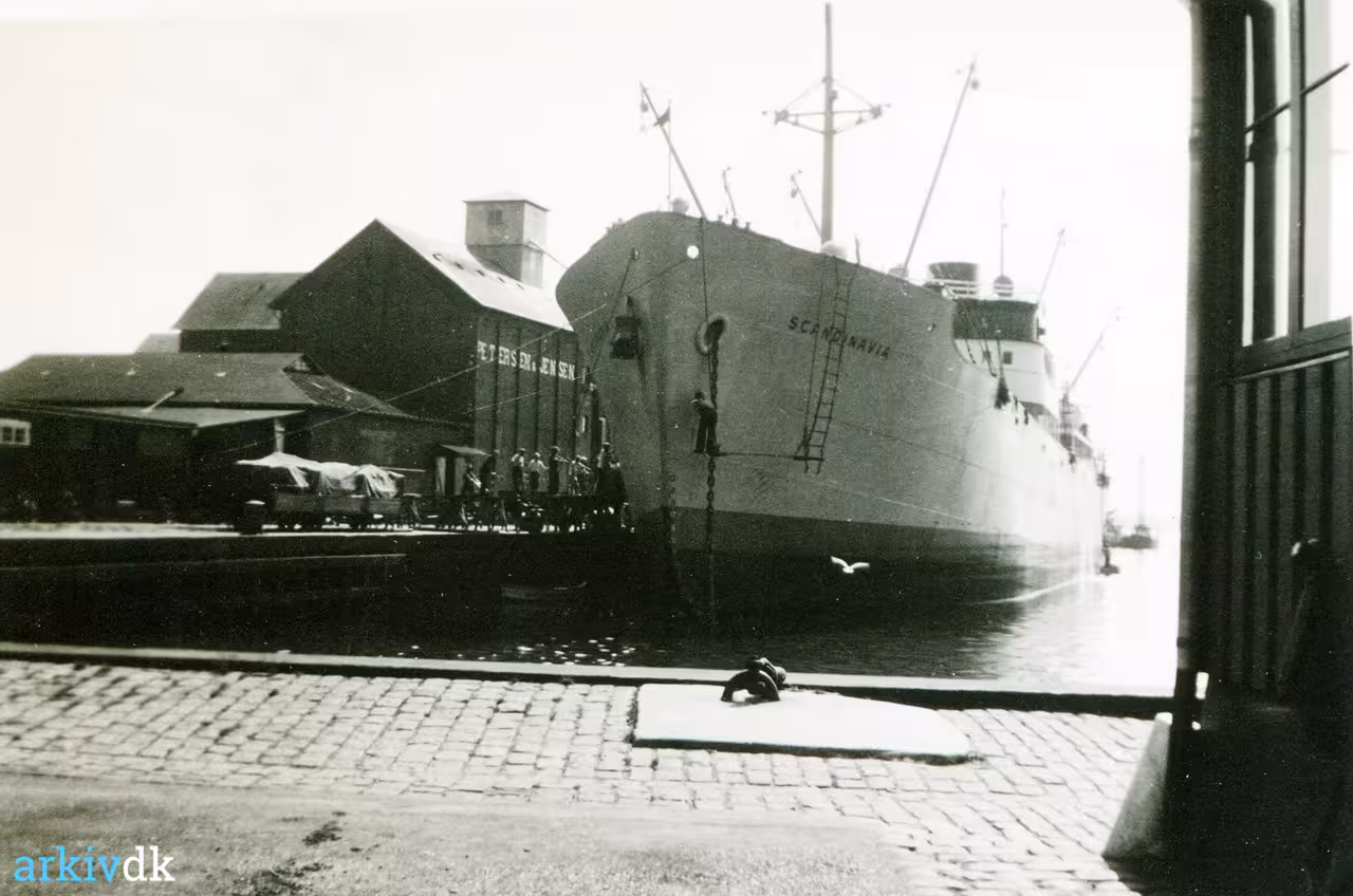 arkiv.dk | Motiv fra Svendborg havn.