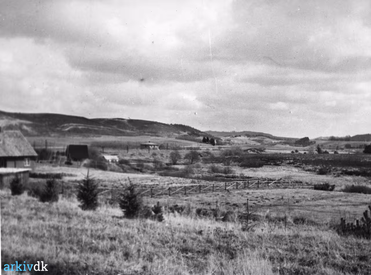 arkiv.dk | Udsigt over Funder Ådal