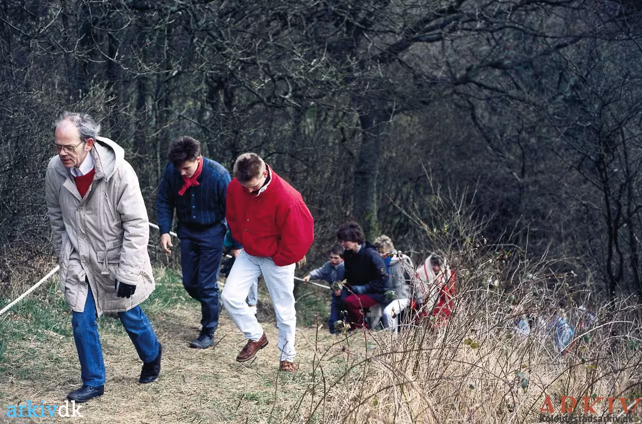 arkiv.dk | Almind, Naturstien i Almind Ådal