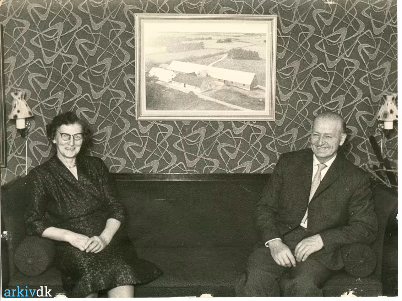 arkiv.dk | Damgaard, Amandus og Ellen, 6973 Ørnhøj.