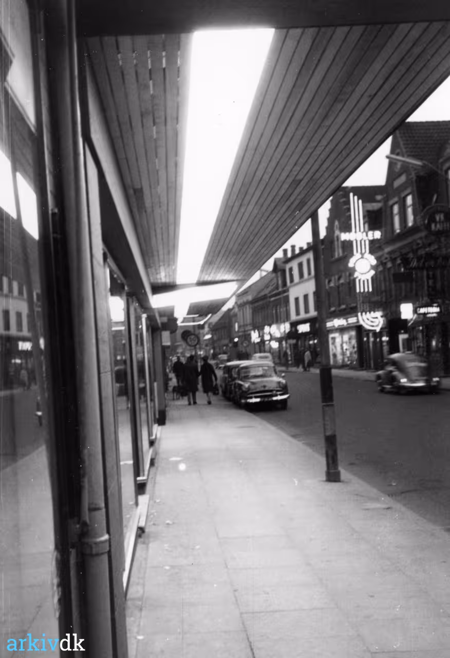arkiv.dk | Vestergade i Vejle, ca. 1965