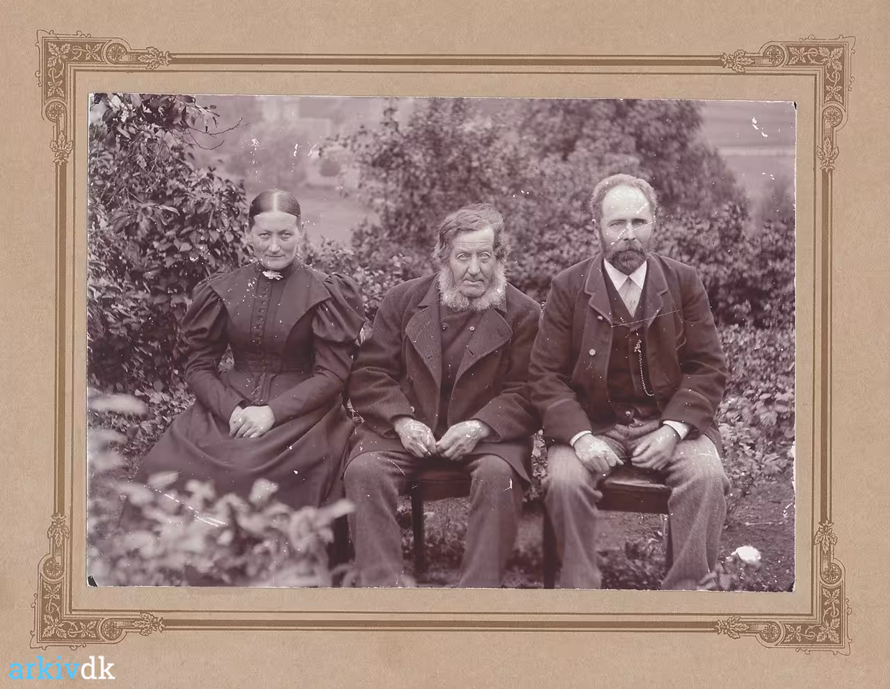 arkiv.dk | Frederik Christian Ludvigsen. Hans Christiansen og Abelone Rasmussen