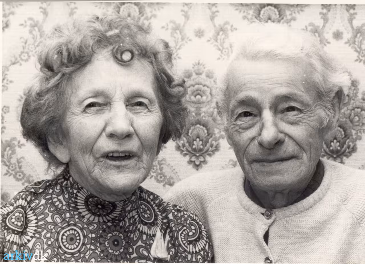 arkiv.dk | Else Marie og Wilhelm Carl Christiansen, Skelhøje, 1980