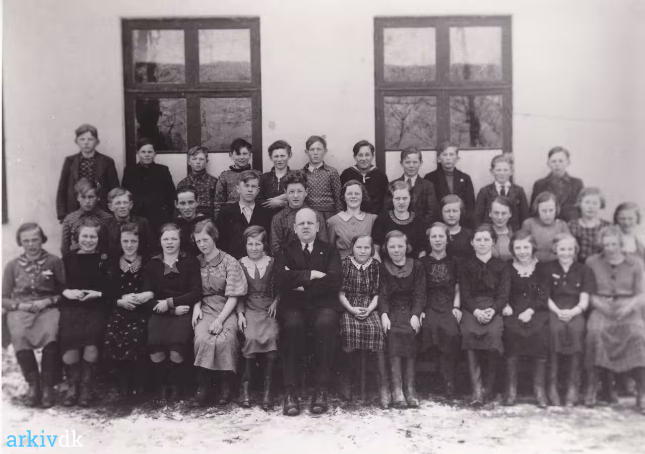 arkiv.dk | Konfirmander, Gudum 1937