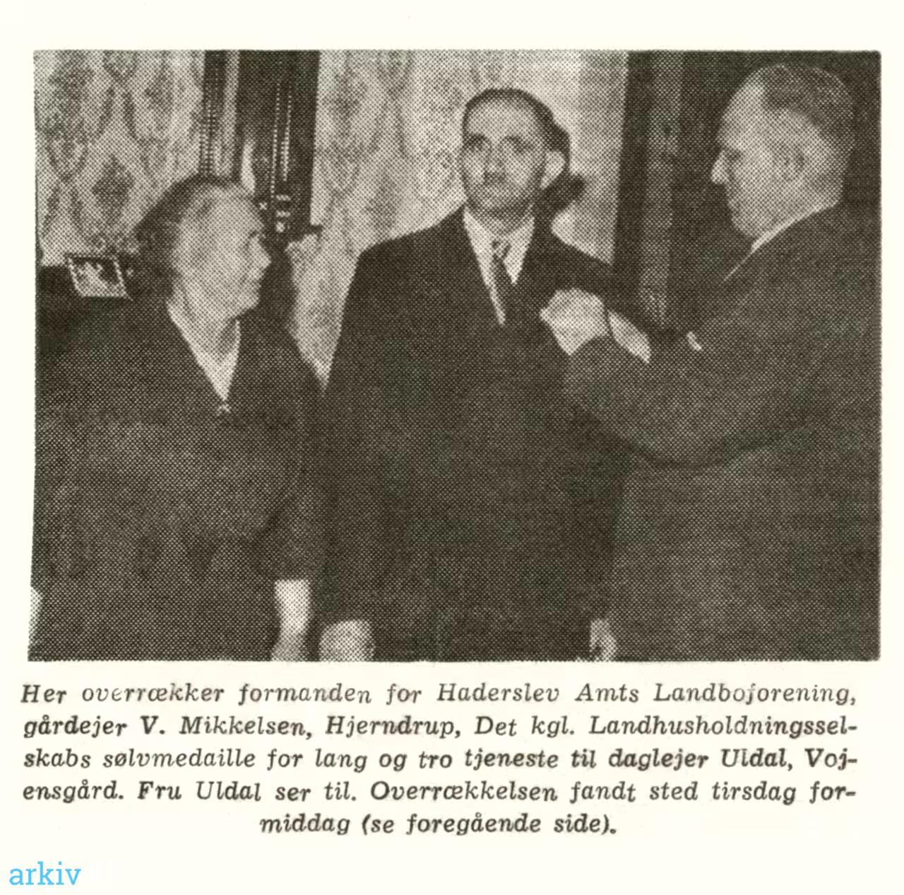 arkiv.dk | Hans og Helene Uldal, Vojensgård