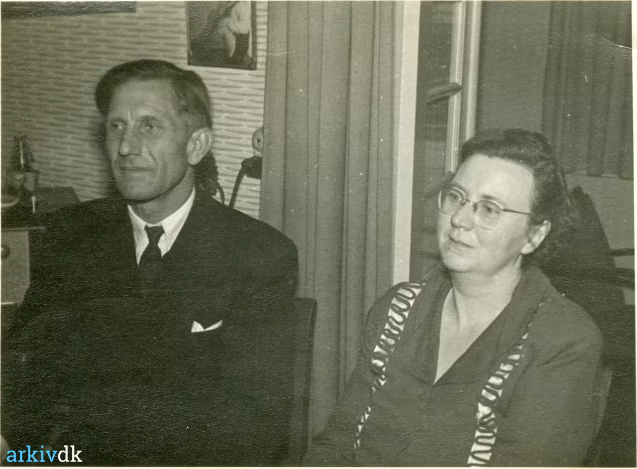 arkiv.dk | Villars og Elly Larsen Blødevej. Fr. Sund