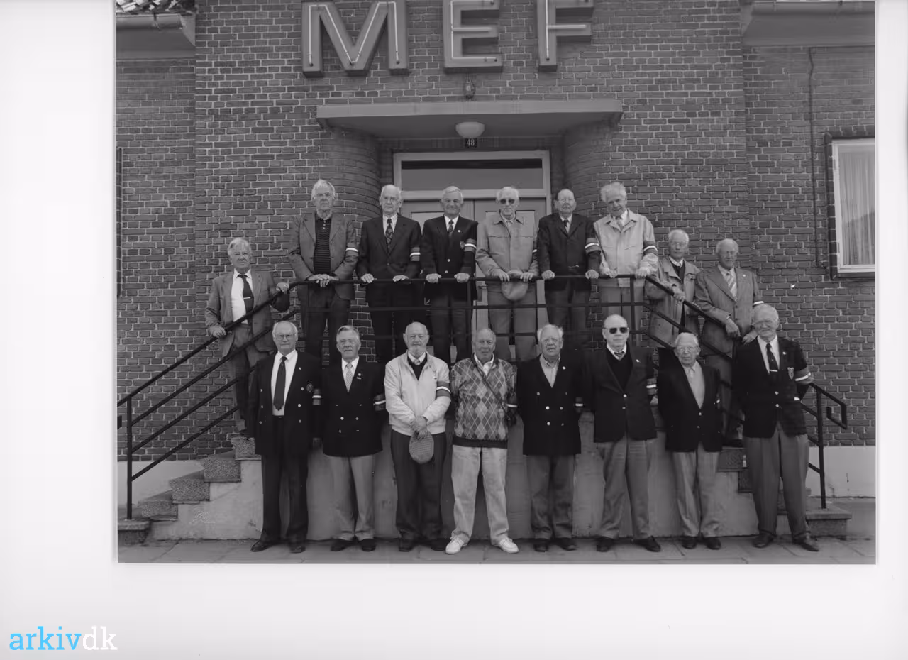 arkiv.dk | Modstandsfolk fra Bjerringbro ved 50 år for befrielsen