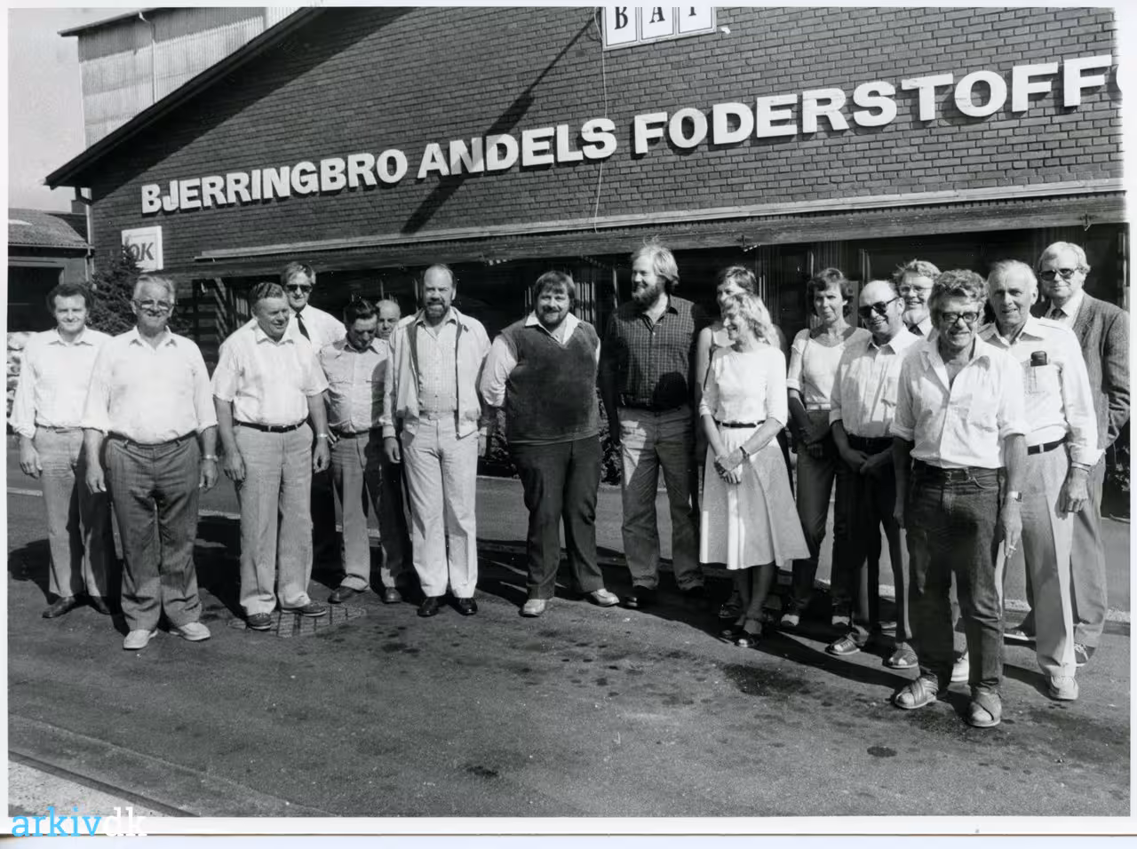 arkiv.dk | Høstfest i Bjerringbro 1982 billede af byrådet