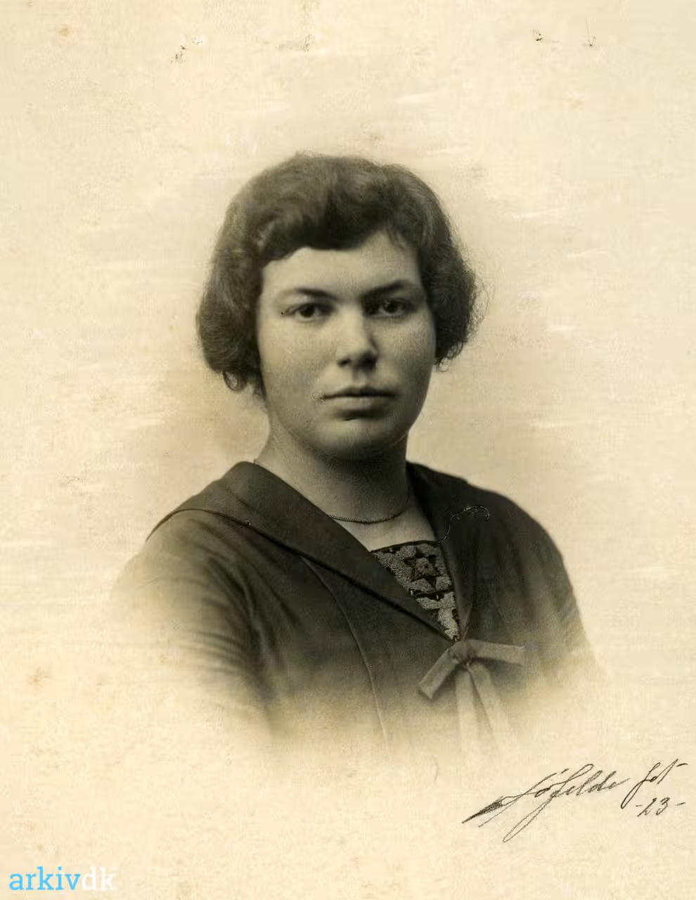 arkiv.dk | Agnes Rasmussen, Gelsted-Tårup. år 1923, Gelsted sogn