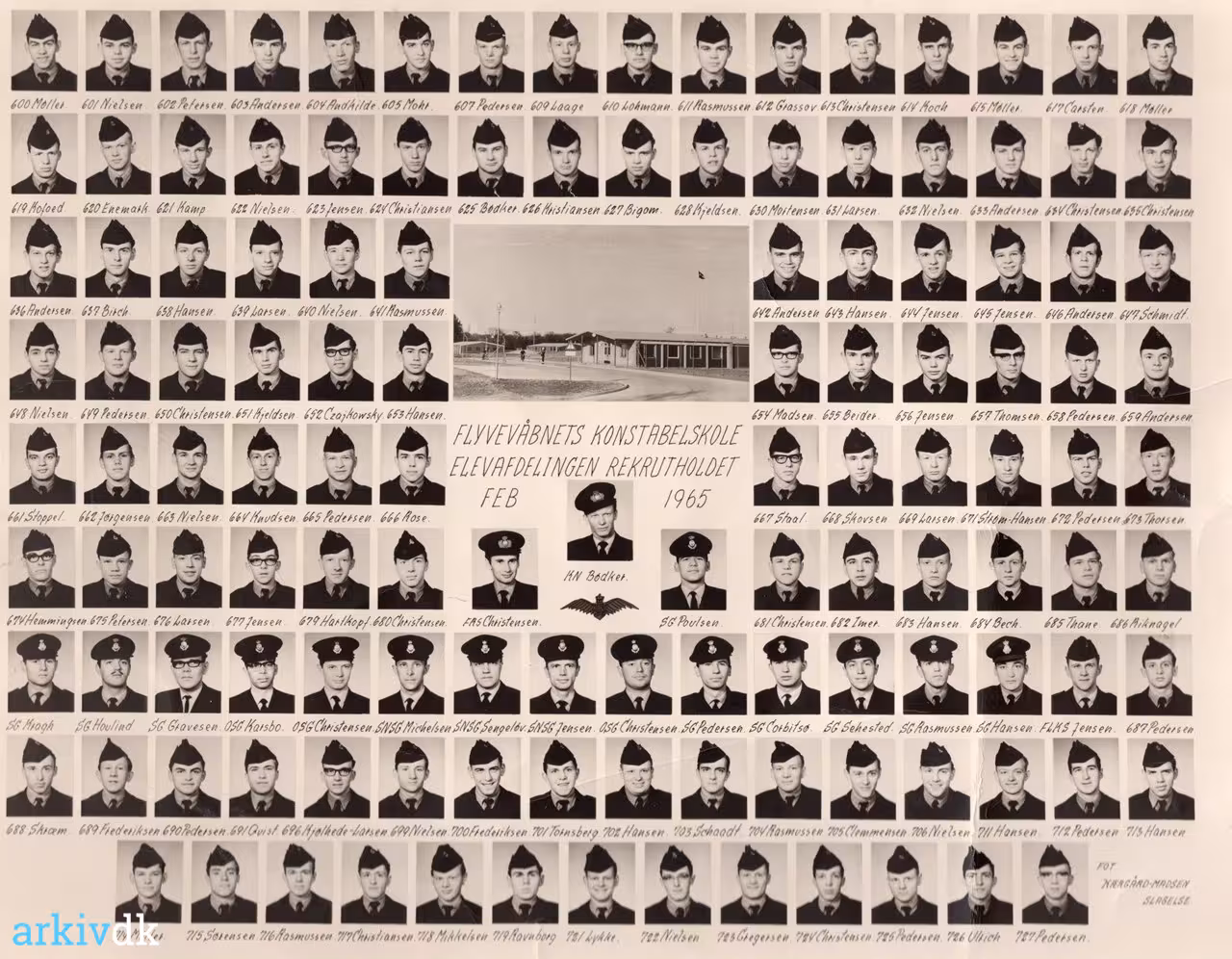 arkiv.dk | Flyvevåbnets Konstabelskole, Jonstrup.