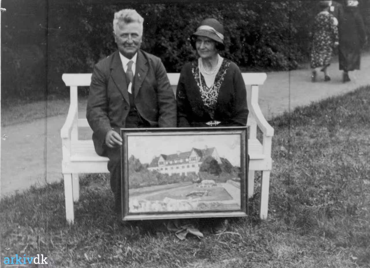 arkiv.dk | Emil Rasmussen og frue.